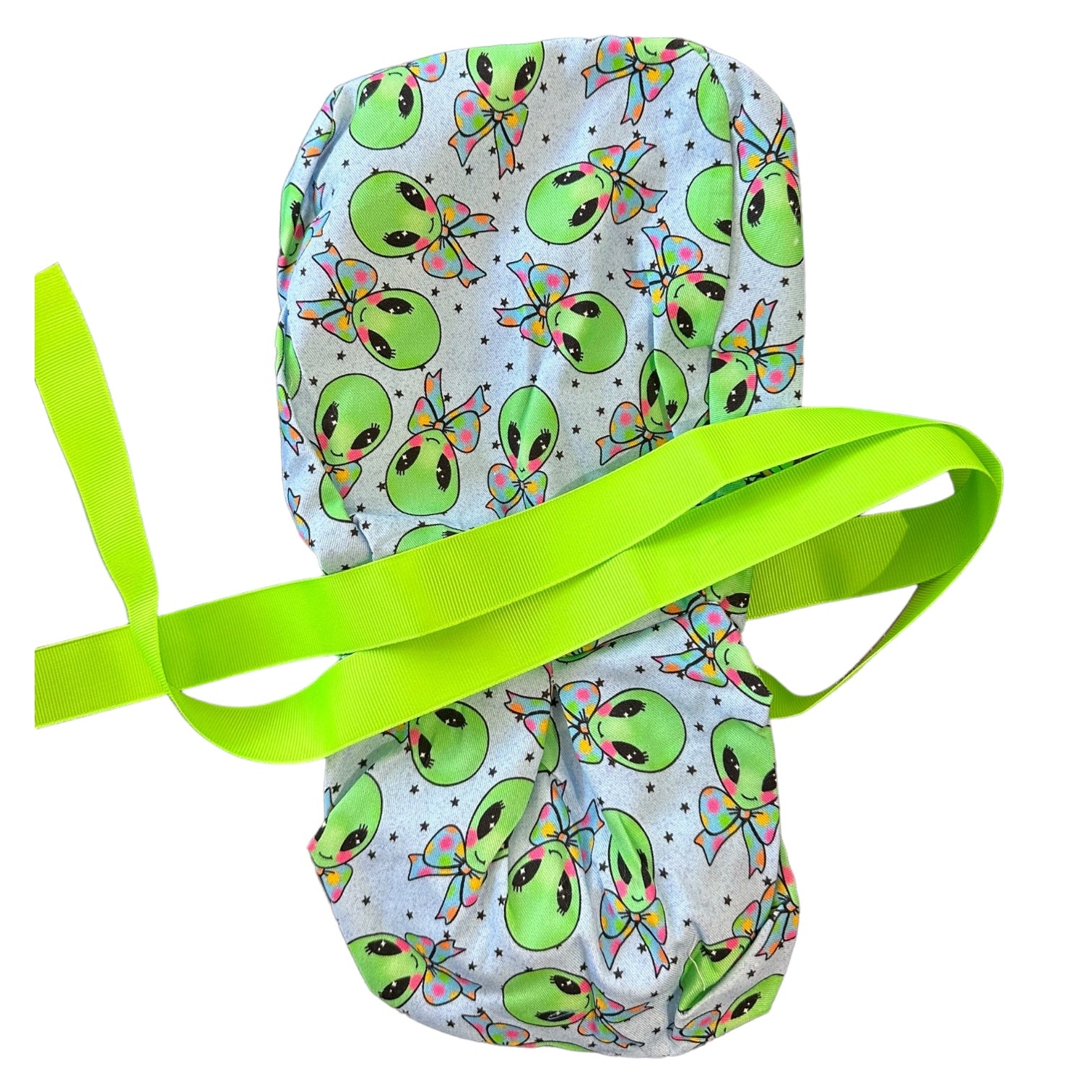 Alien Cuties Ponytail Scrub Cap