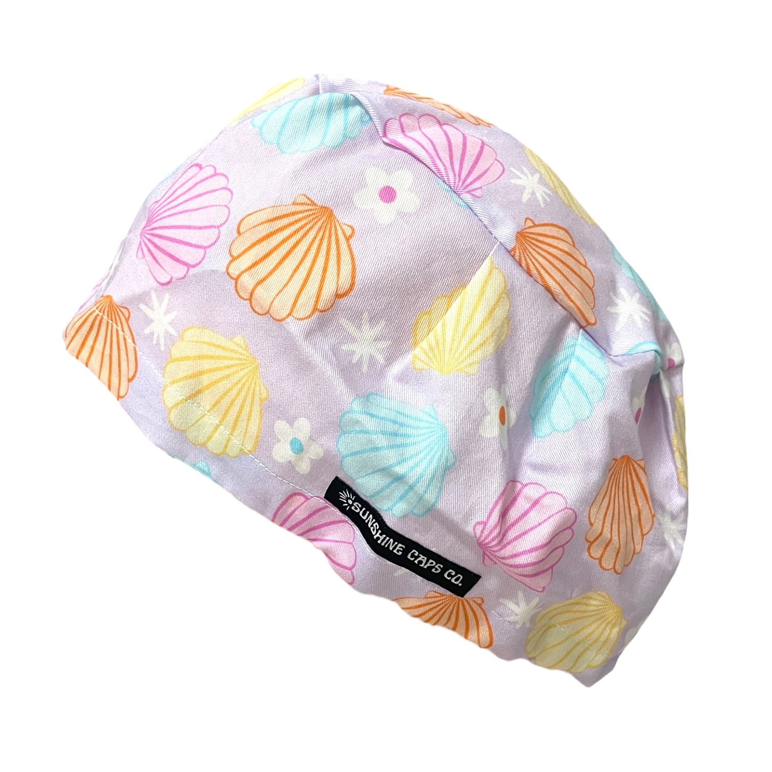 Seashell Euro Scrub Cap