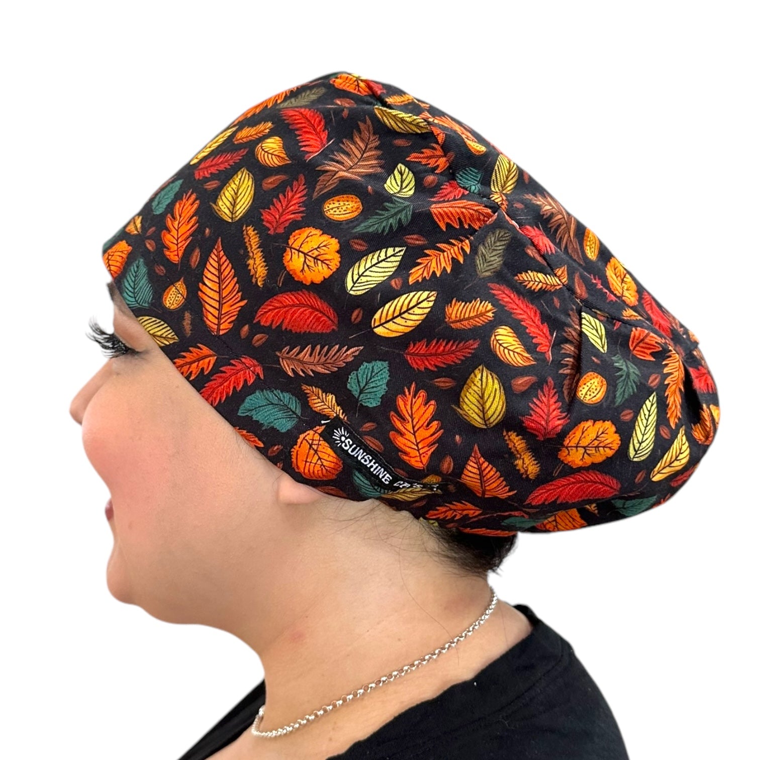 Fall Leaves Scrub Cap | Autumn Scrub Caps