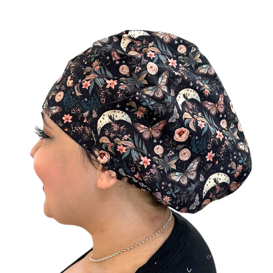 Bouffant Scrub Caps for Women -Scrub Hats for Long Hair