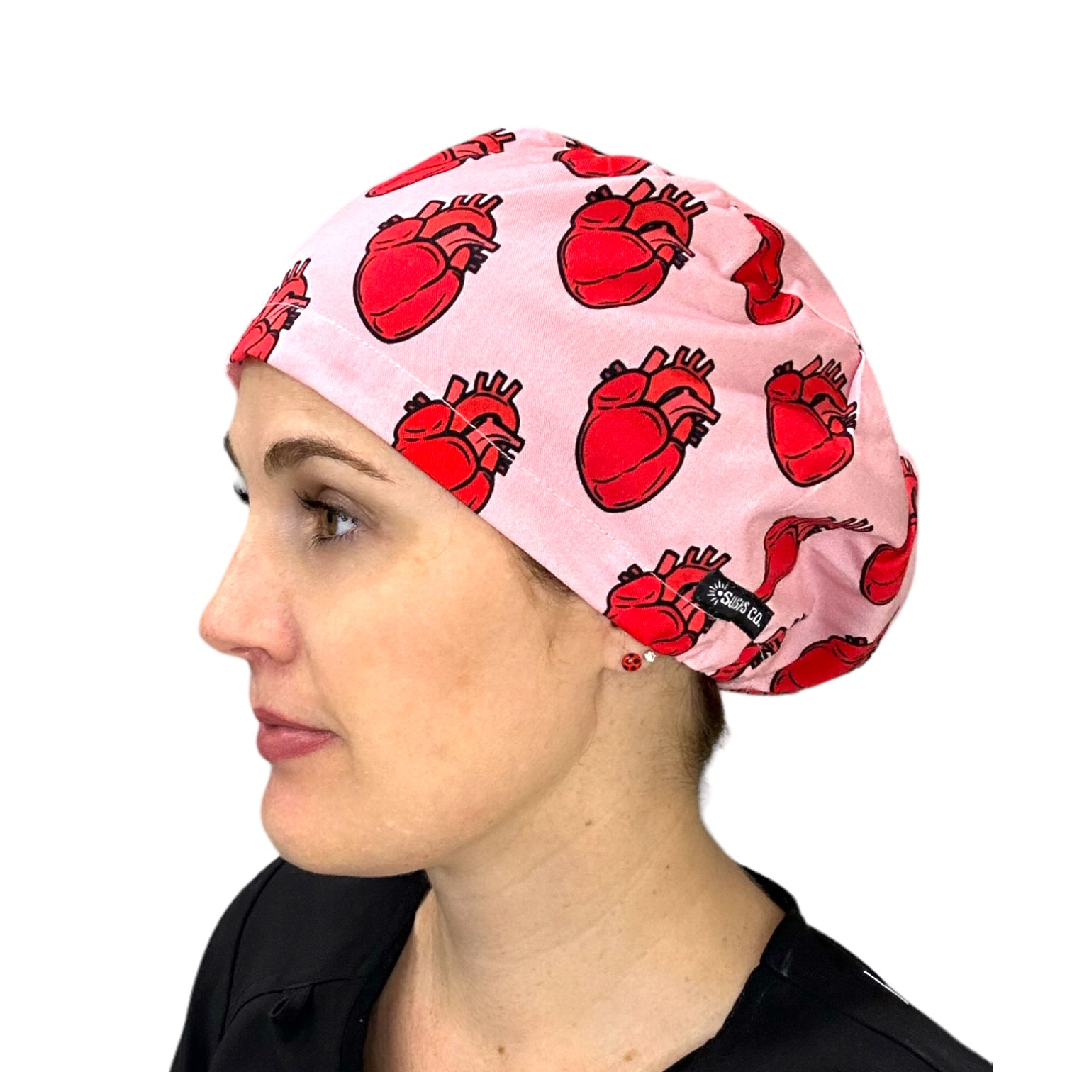 Cardiology Euro Scrub Cap-Sunshine Caps Co.