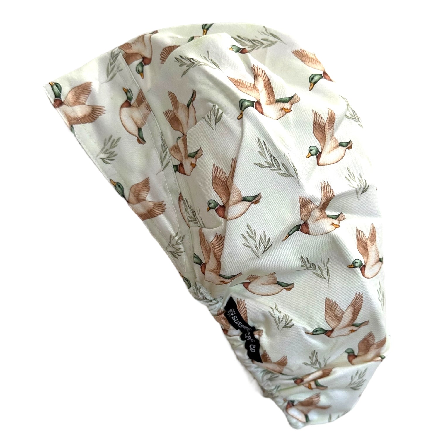 Blooming Kitties Bouffant Scrub Cap for Women