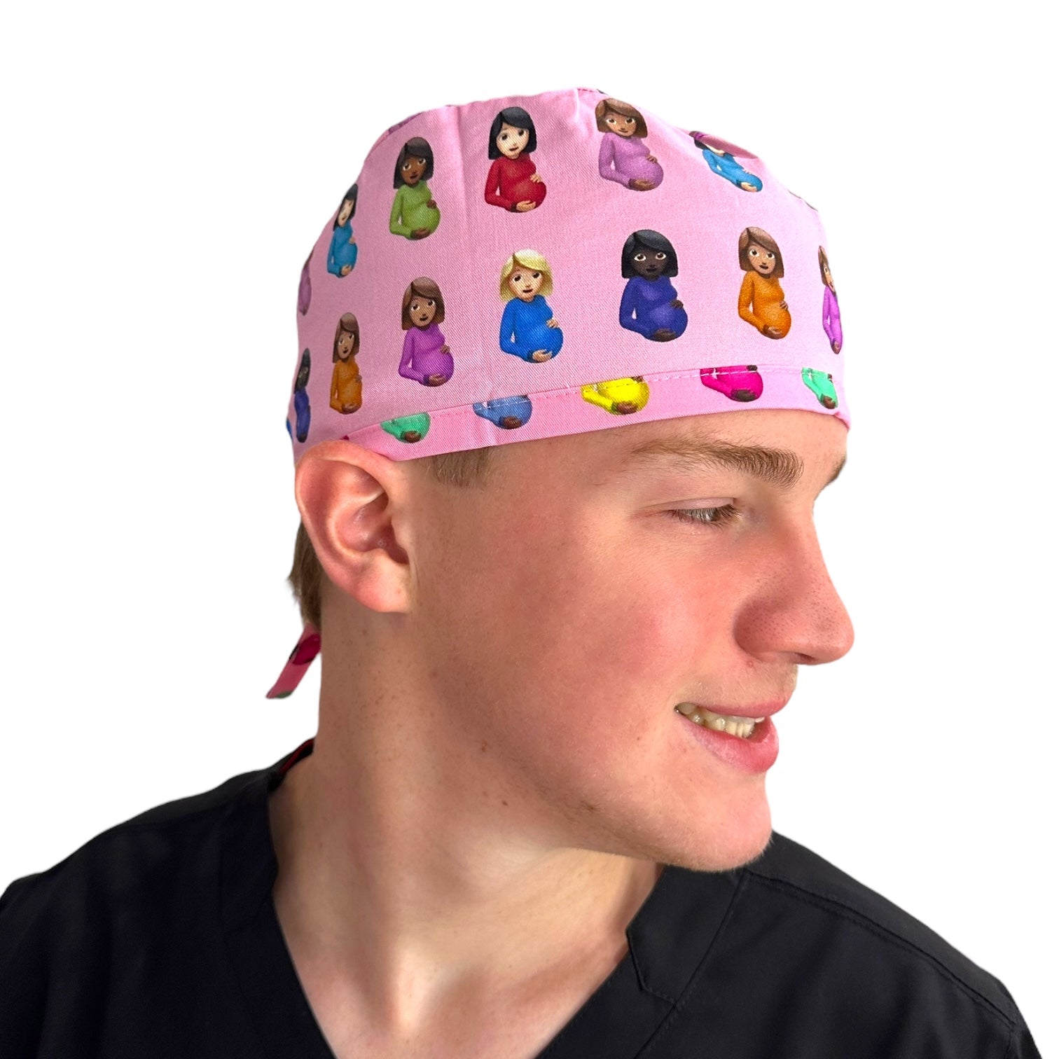 Pregnant Emoji Maternity Cap-Labor & Delivery Surgical Hats