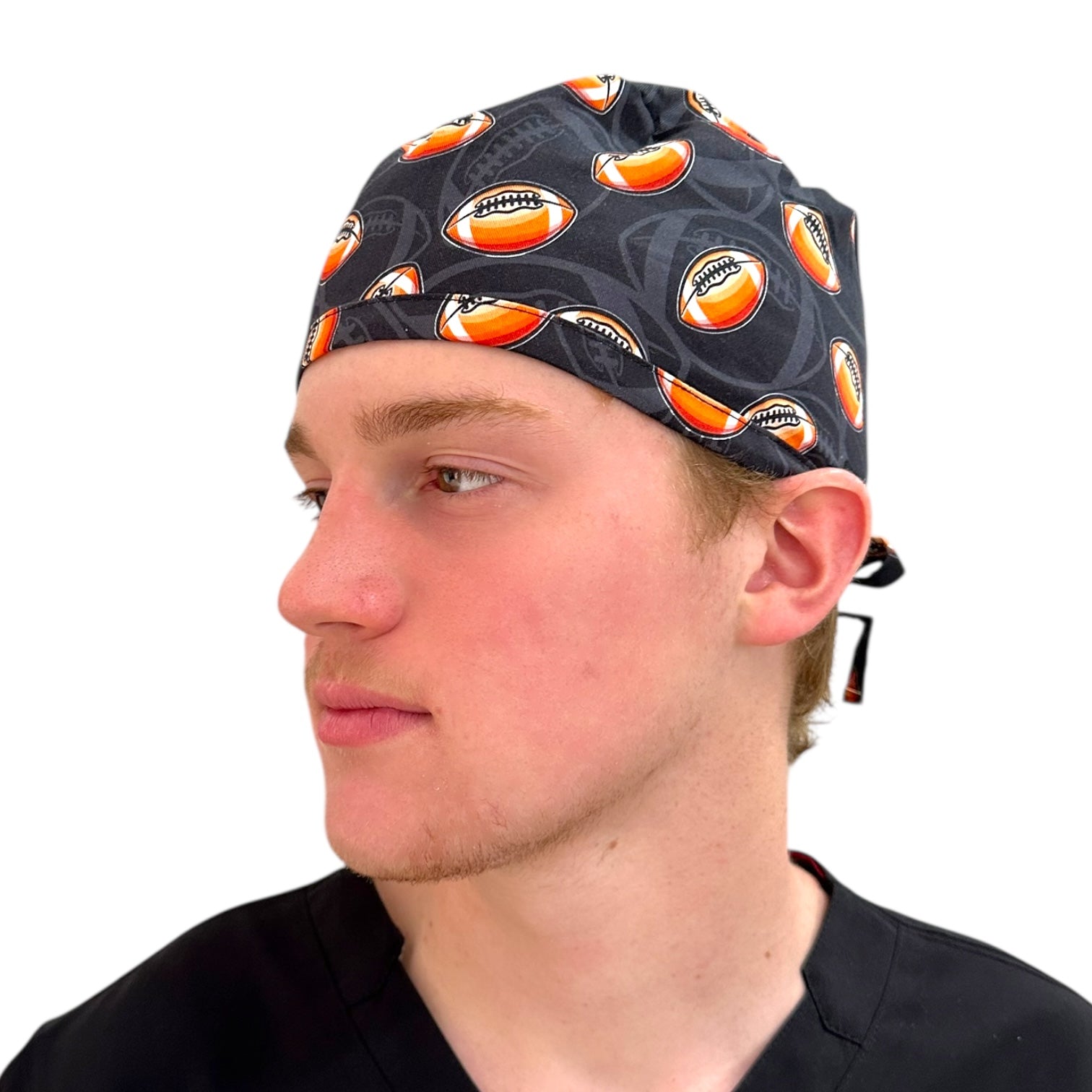 Football Men's Surgical Scrub Cap