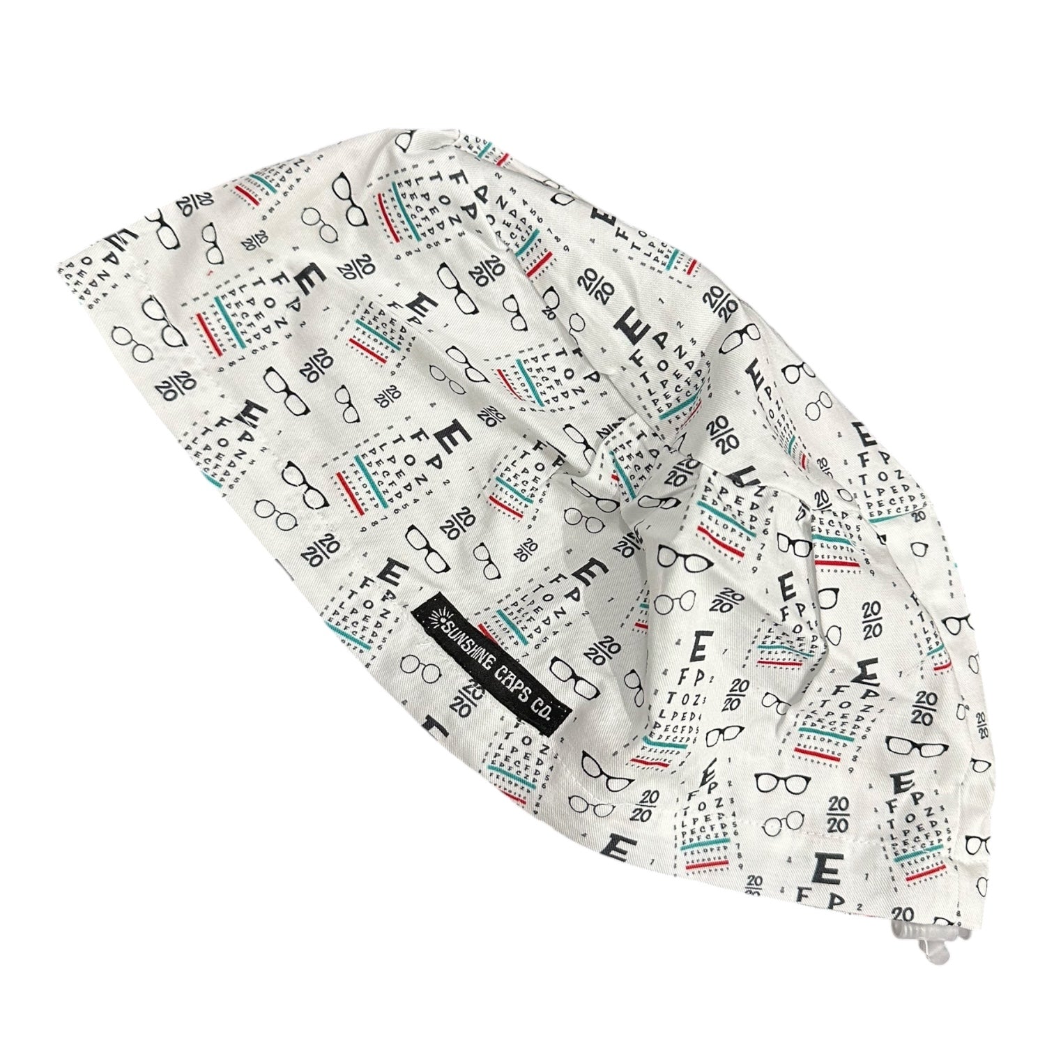 Eye Chart Ophthalmology Euro Scrub Cap- Sunshine Caps Co,