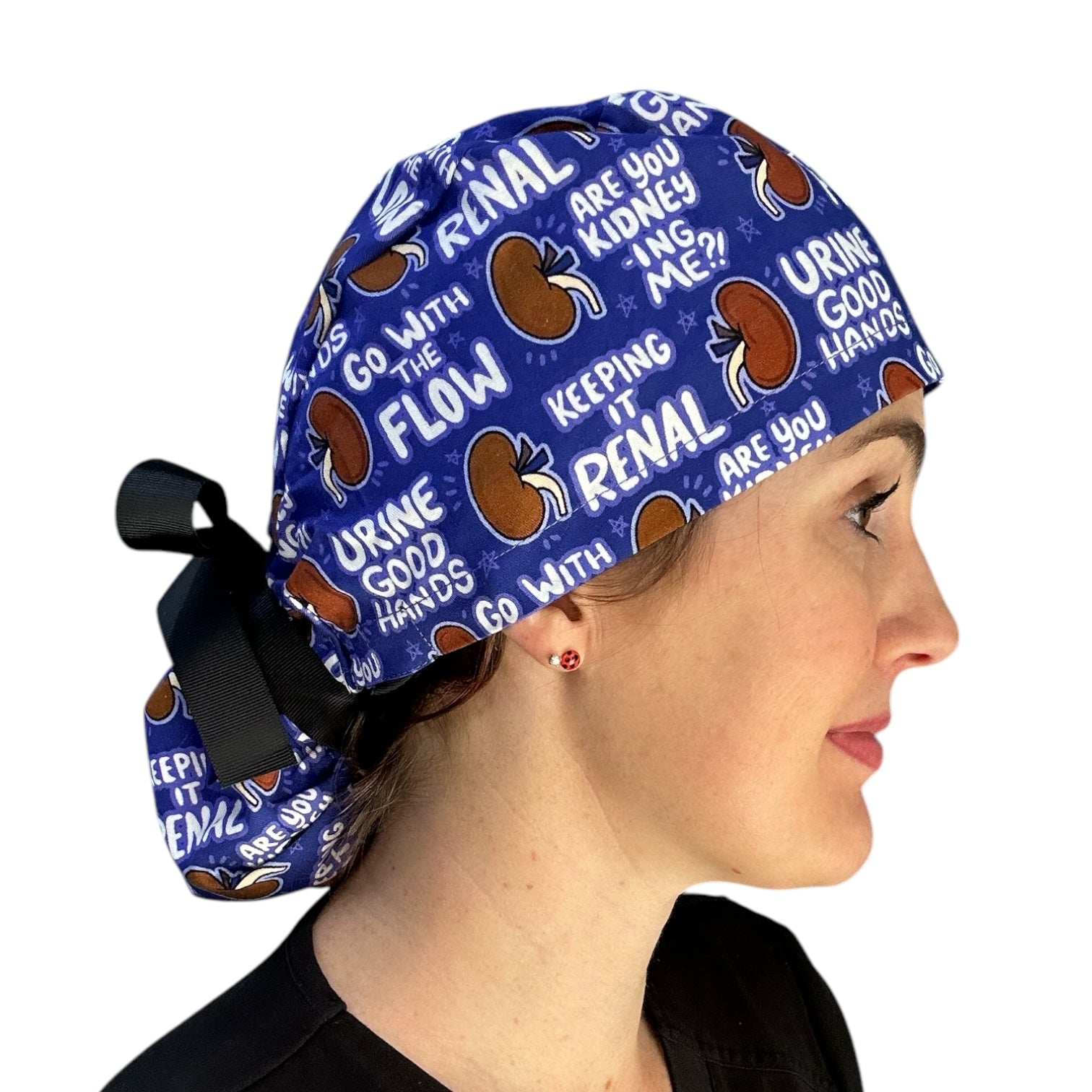 Funny Urology Ponytail Scrub Cap
